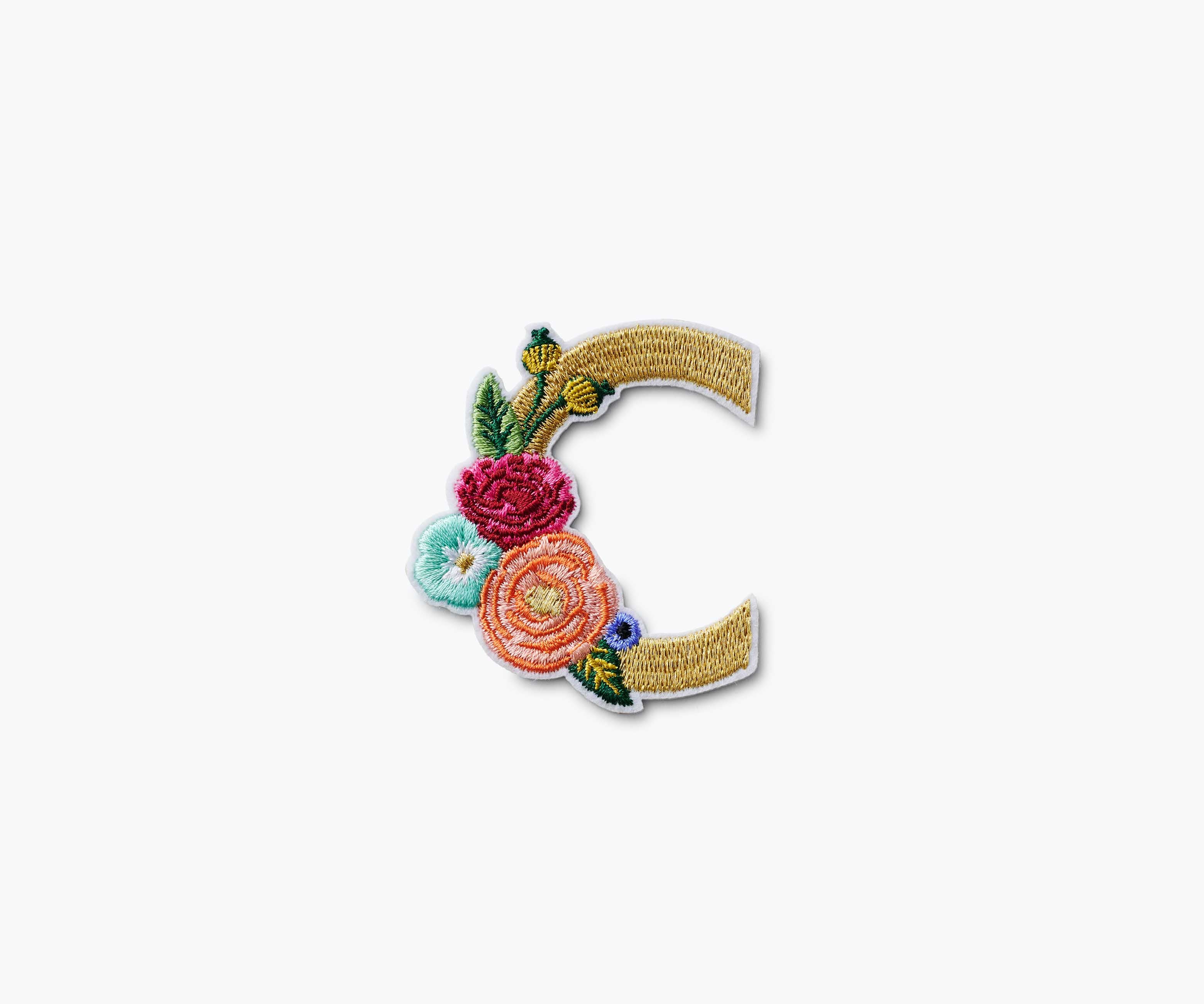 Monogram Embroidered Sticker Patches | Rifle Paper Co.