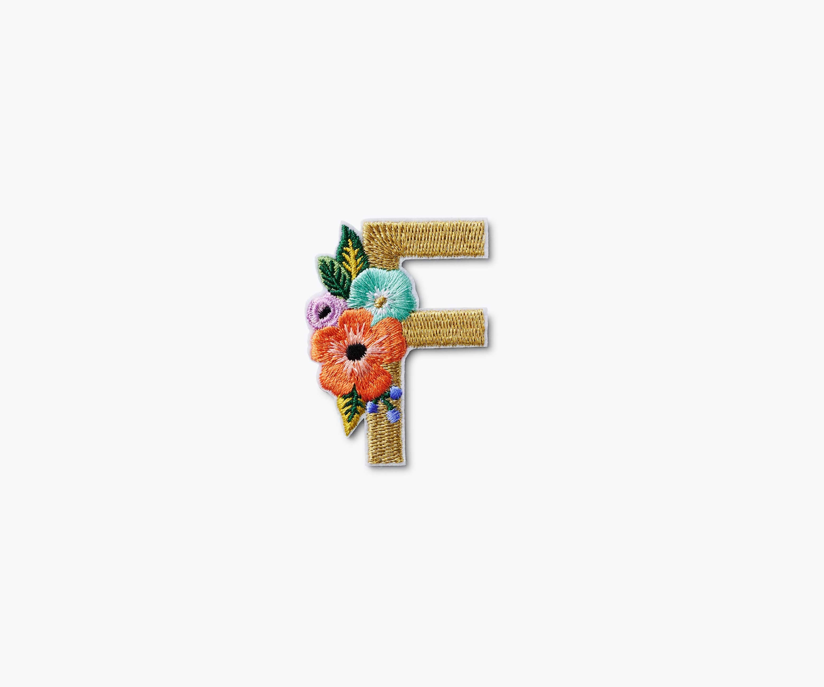 Monogram Embroidered Sticker Patches | Rifle Paper Co.
