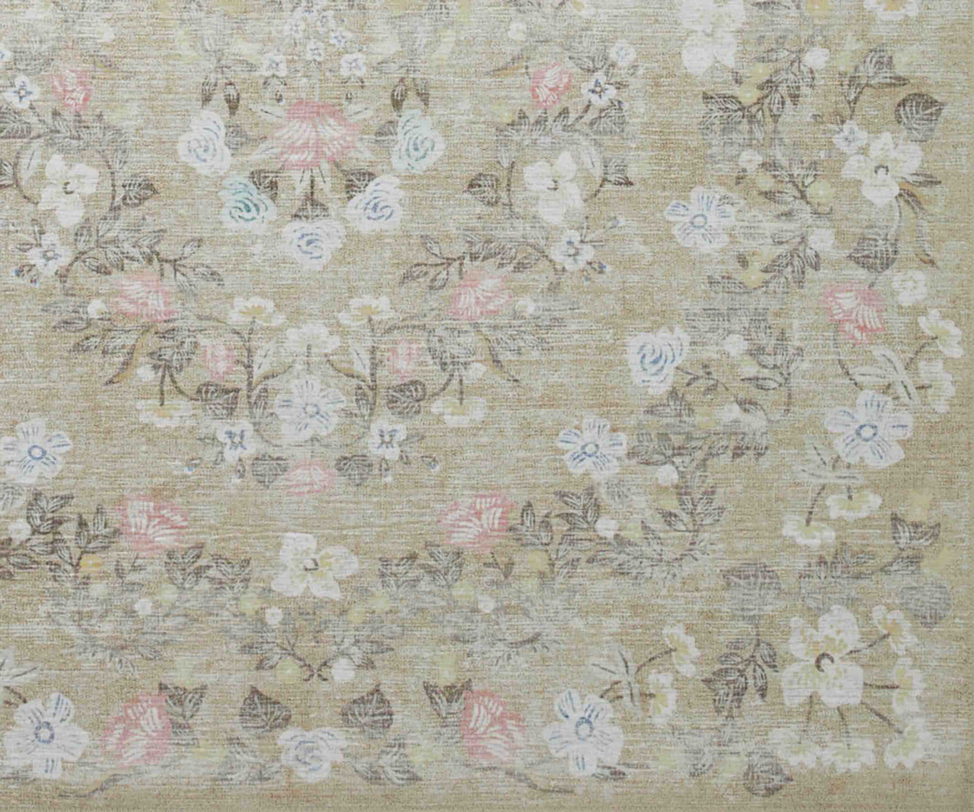 Palais Windsor Khaki Printed Rug | Rifle Paper Co.