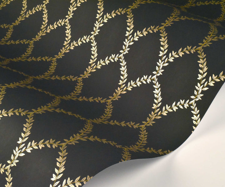 Laurel Wallpaper Sample - Green & White – Rifle Paper Co