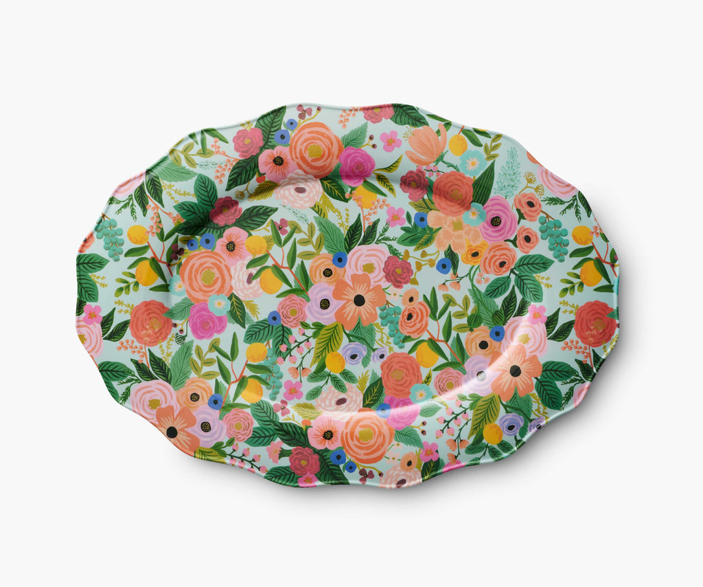 Melamine Serving Platter - Garden Party – Rifle Paper Co