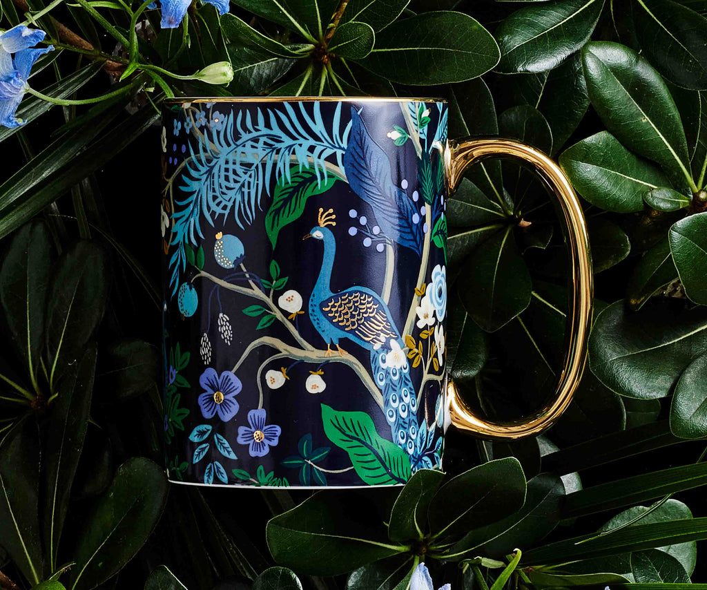 Porcelain Mug - Peacock – Rifle Paper Co