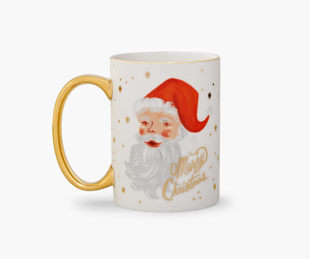 Holiday Porcelain Mug - Winking Santa – Rifle Paper Co