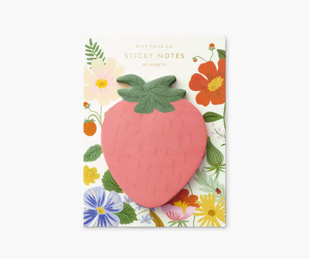 Sticky Notes - Strawberry – Rifle Paper Co