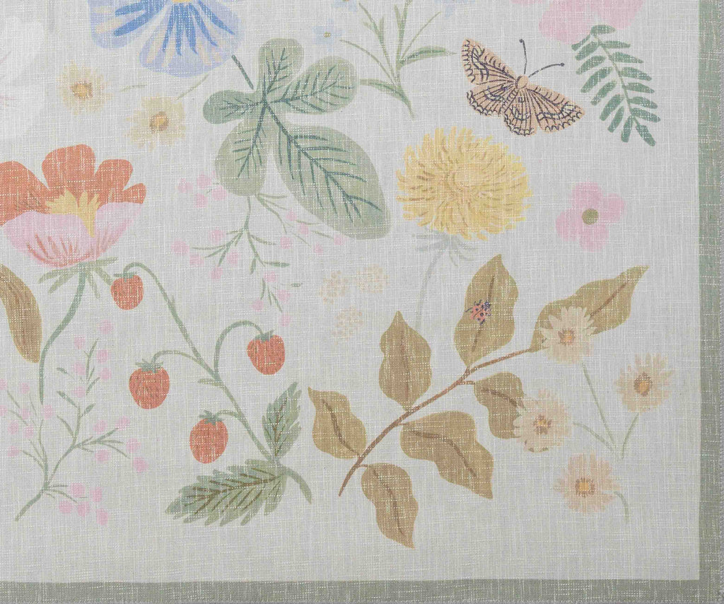 Cotswolds Strawberry Fields Power Loomed Rug - Ivory – Rifle Paper Co