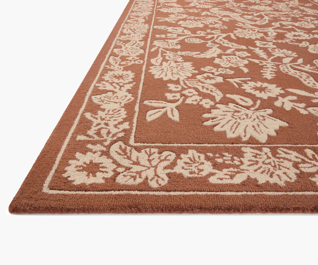 Arboretum Aviary Wool-Hooked Rug - Amber – Rifle Paper Co