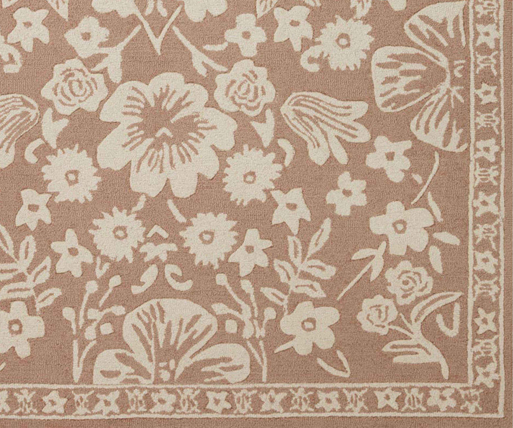 Arboretum Rose Garden Wool-Hooked Rug - Rust – Rifle Paper Co