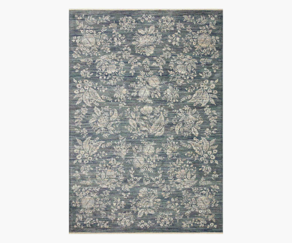Provence Therese Power-Loomed Rug - Indigo – Rifle Paper Co