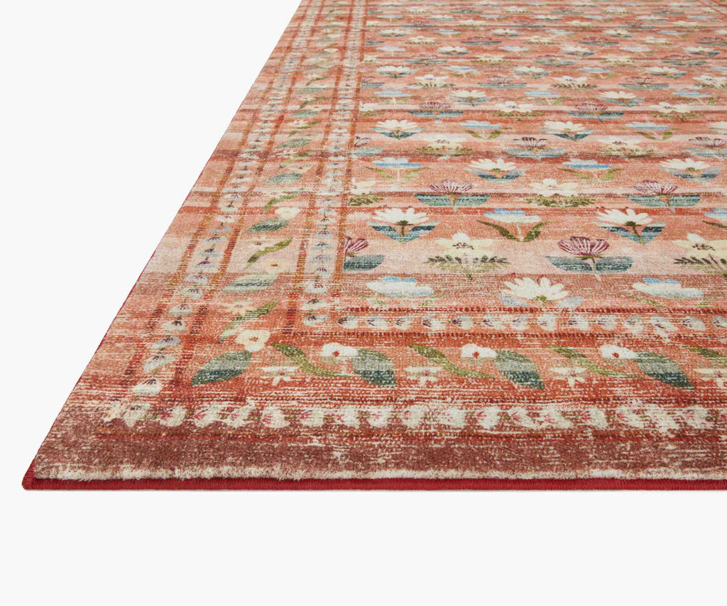 Courtyard Hadley Printed Rug - Terracotta – Rifle Paper Co