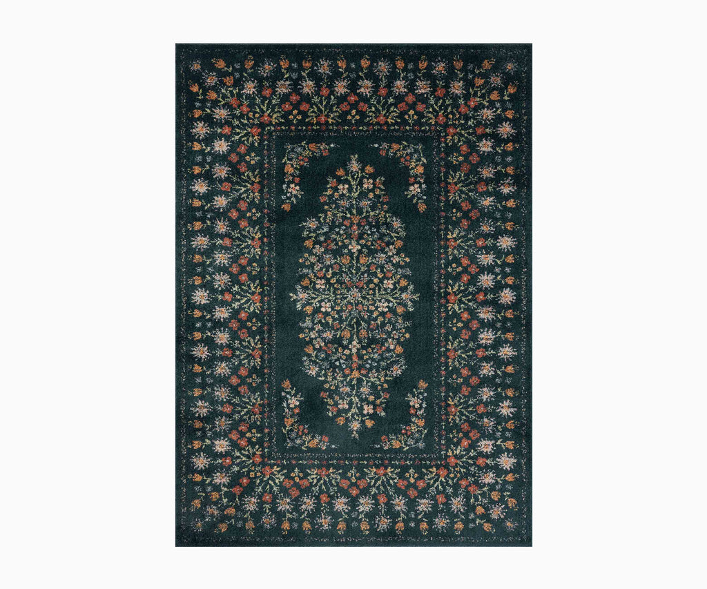 Laurel Eleanor Power Loomed Rug - Navy – Rifle Paper Co
