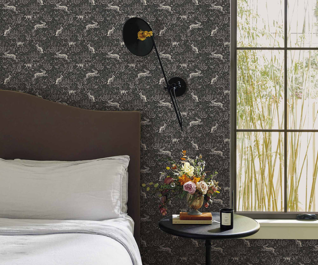 Fable Wallpaper Sample - Black & White – Rifle Paper Co