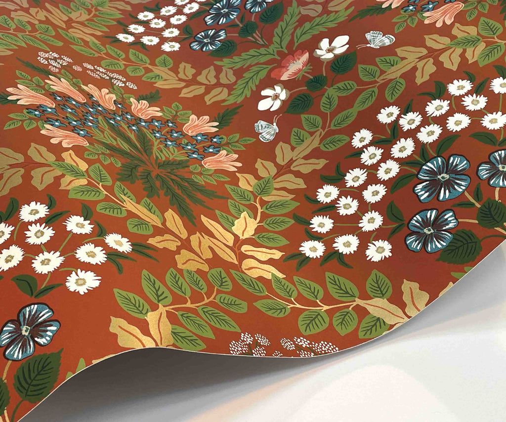 Bramble Wallpaper - Rust – Rifle Paper Co