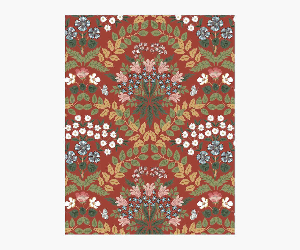 Bramble Wallpaper Sample - Rust – Rifle Paper Co