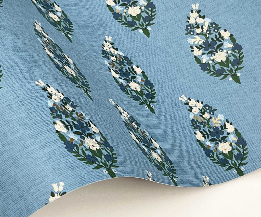 Paisley Wallpaper - Blue – Rifle Paper Co