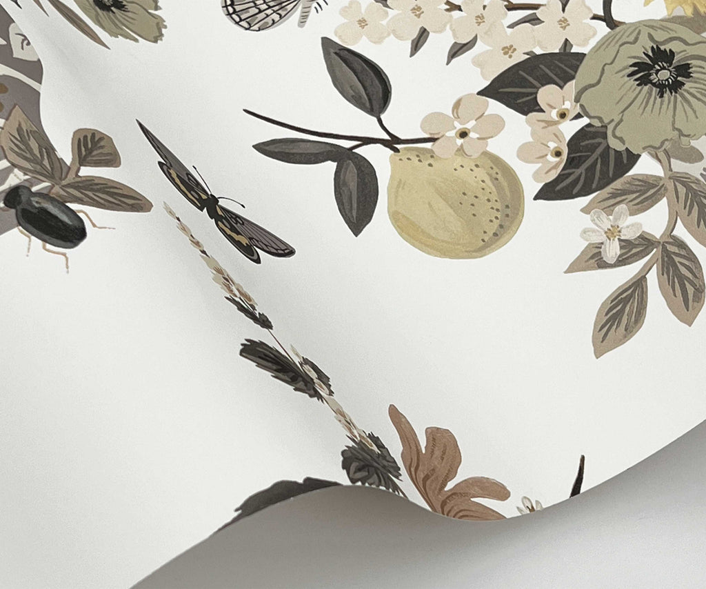 Flower Studies Wallpaper - Linen – Rifle Paper Co