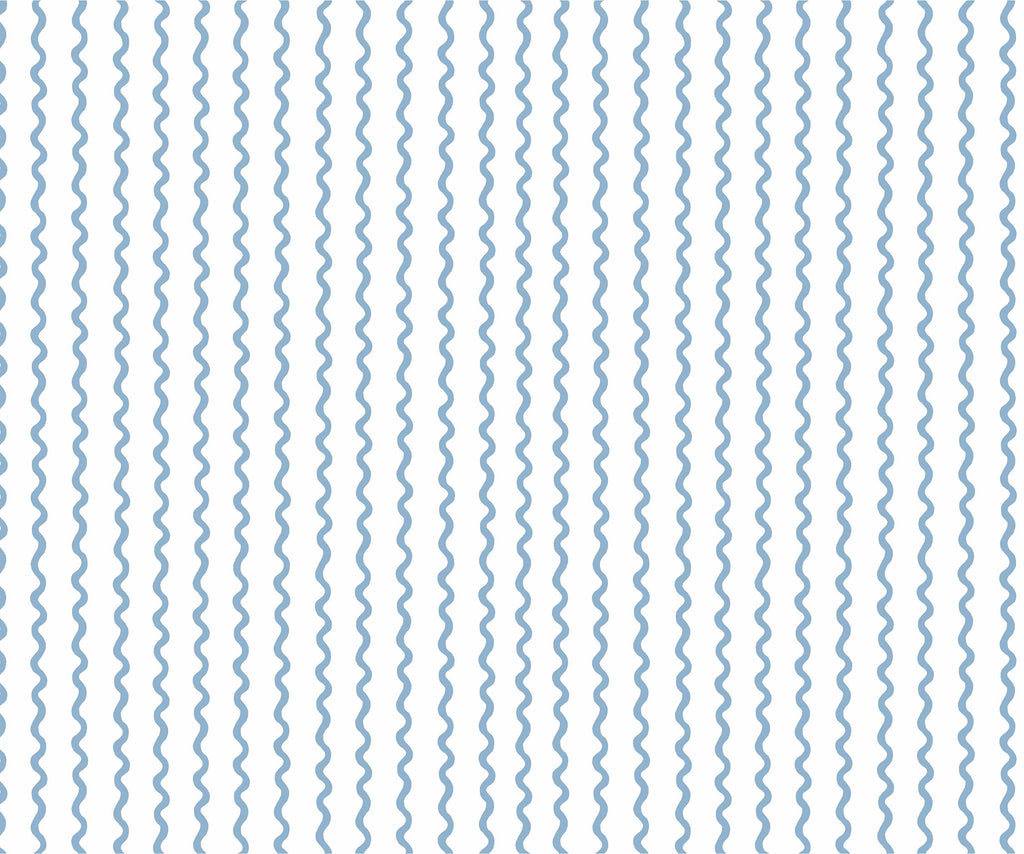 Rickrack Wallpaper - Blue – Rifle Paper Co