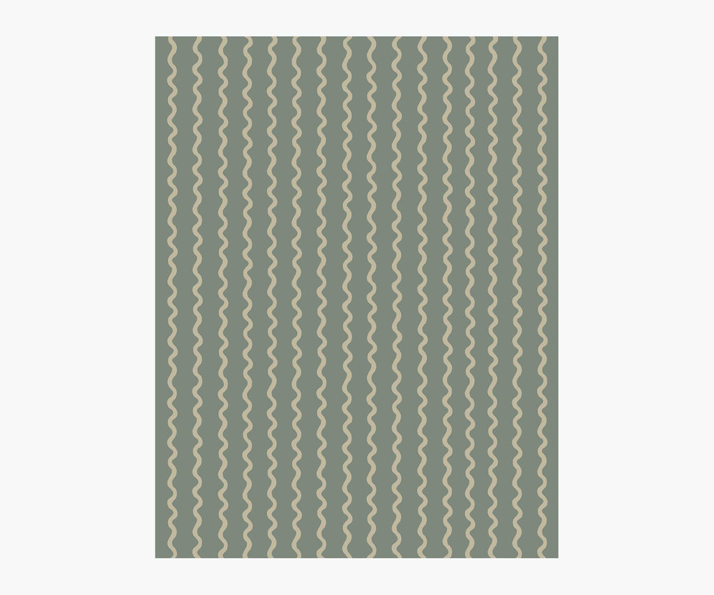 Rickrack Wallpaper Sample - Moss – Rifle Paper Co