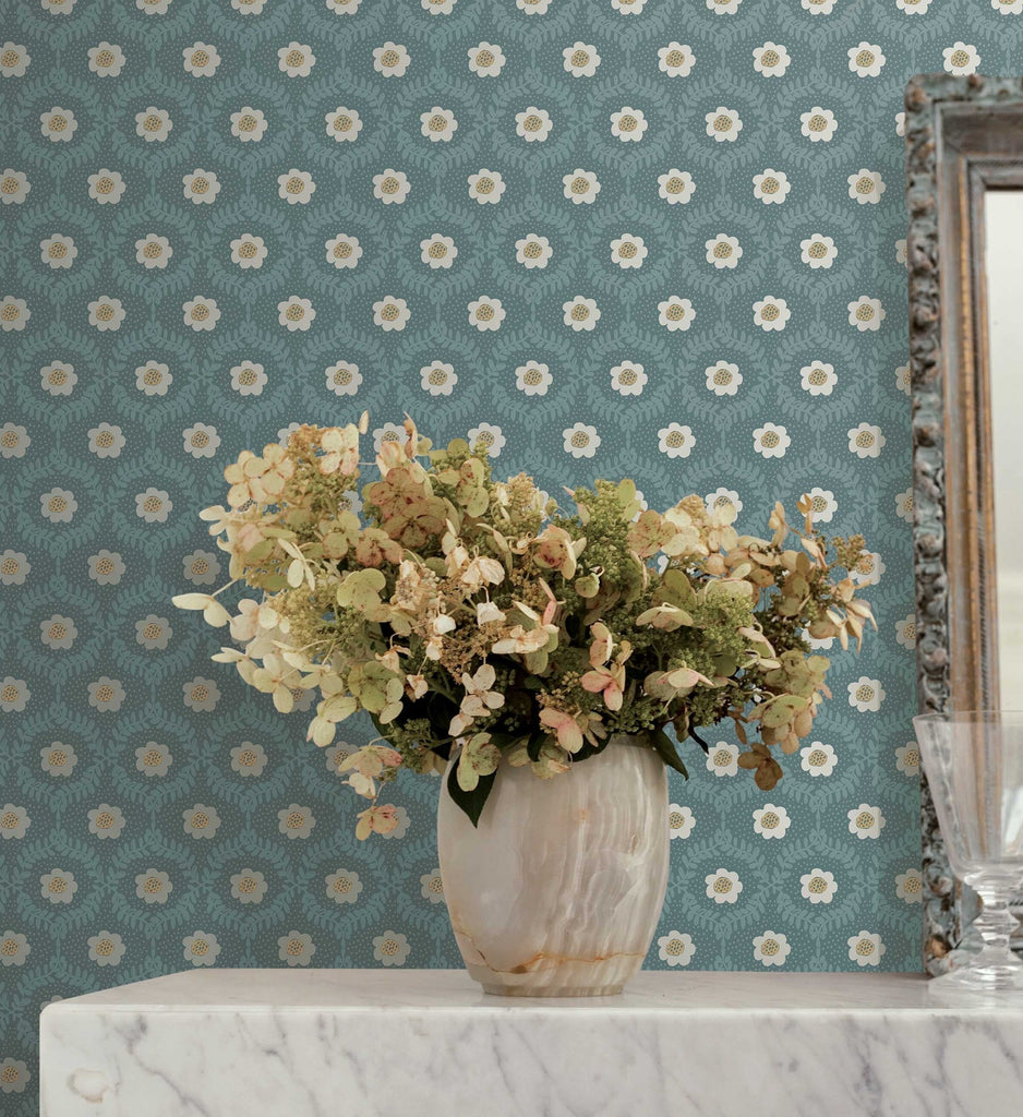 Emma Slate Floral Wallpaper | Rifle Paper Co.
