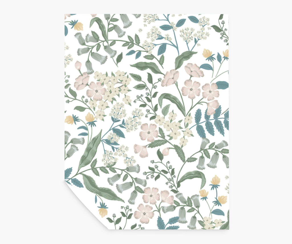 Sweetbrier Peel & Stick Wallpaper Sample - Blush – Rifle Paper Co
